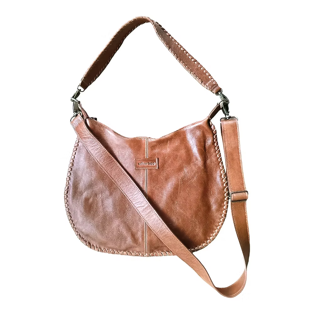 Tan Hobo with Whipping Detail – Willow Tree Designs