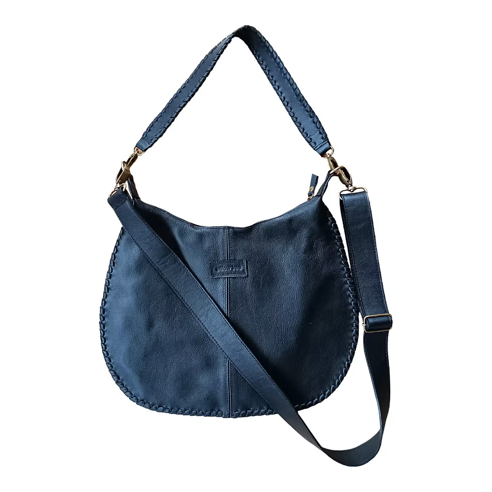 Black Hobo with Whipping Detail – Willow Tree Designs